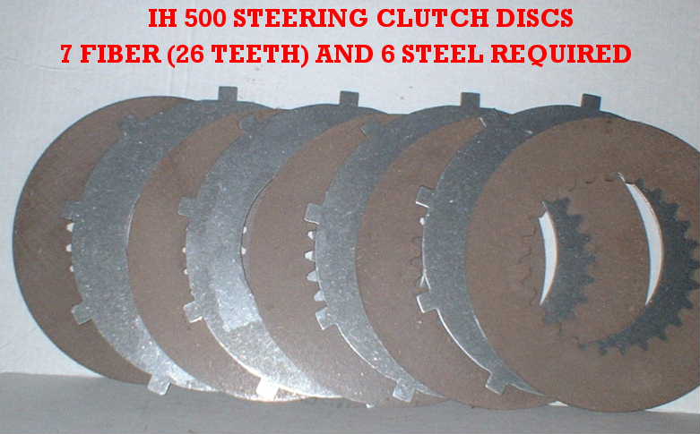 IH500 Crawler STEERING CLUTCHES